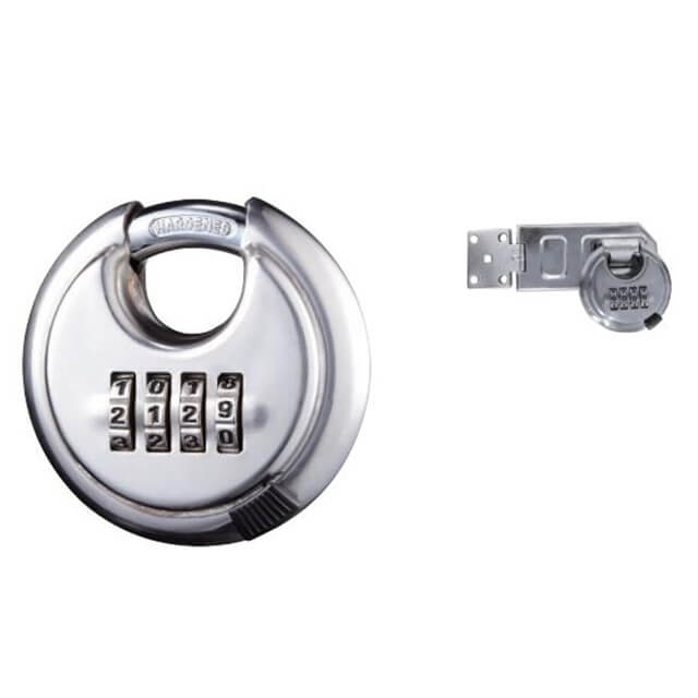 Solid Silver 4-Digts Combination Lock - Buy Solid Combination Lock ...